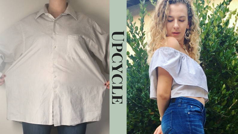 Upcycled Button-up Shirt - Emily's Designs